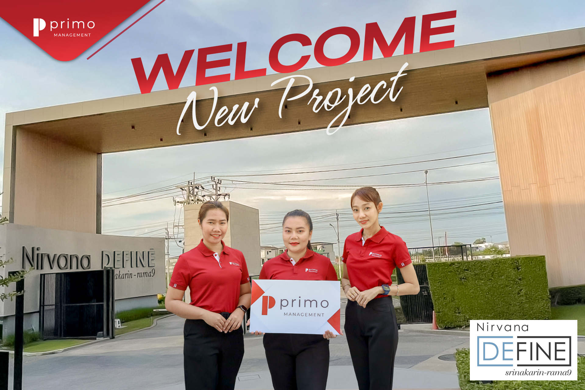 New Project ต้อนรับโครงการใหม่ Nirvana Define Srinakarin-Rama 9